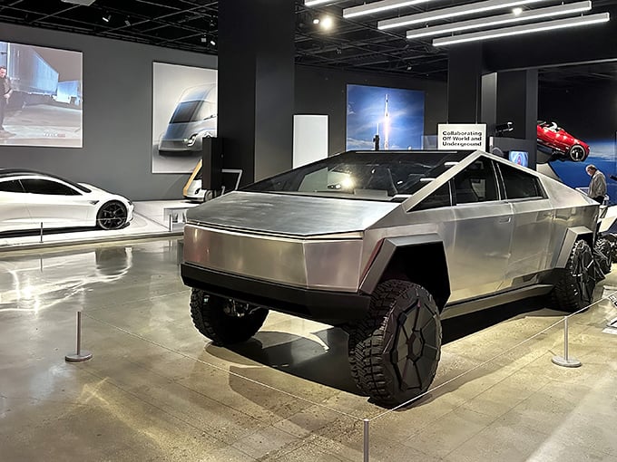 Elon Musk's angular fever dream, the Tesla Cybertruck looks like it drove straight out of a low-polygon video game and into our reality.