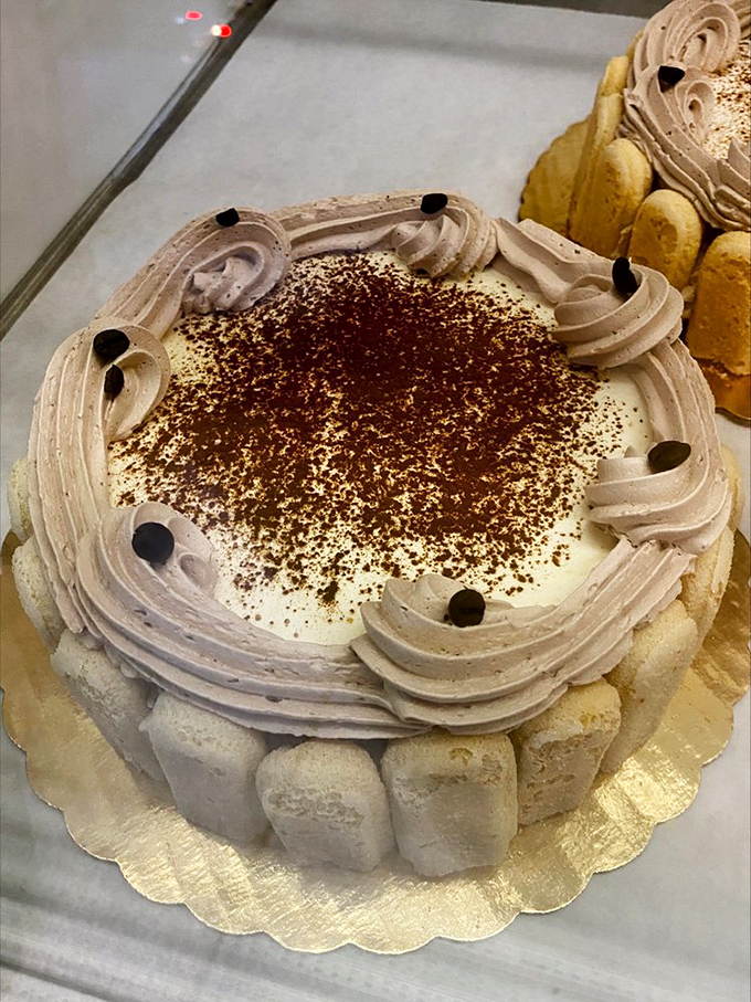 This tiramisu cake isn't just dessert, it's architecture &ndash; layers of coffee-soaked ladyfingers and mascarpone creating a monument to indulgence.