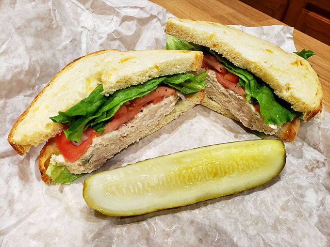 A tuna sandwich that respects the classics while adding just enough personality to keep things interesting—like a good cover of your favorite song.