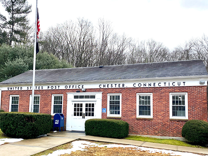 Even Chester's post office has that "Norman Rockwell painted my hometown" vibe&mdash;where sending mail feels like participating in Americana.