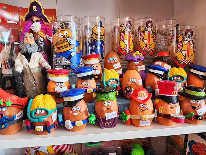 The McDonald's Happy Meal toy collection spans decades of fast food bribes. Remember when these were the highlight of your week?