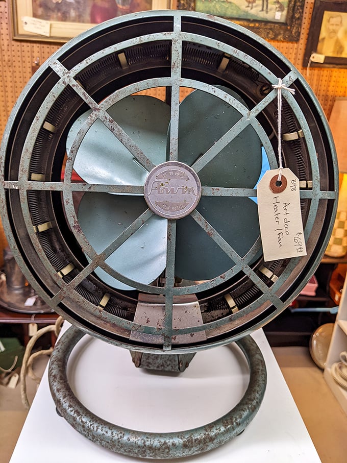 This vintage Arvin fan didn't just cool rooms&mdash;it announced its presence with industrial style that puts modern appliances to shame.