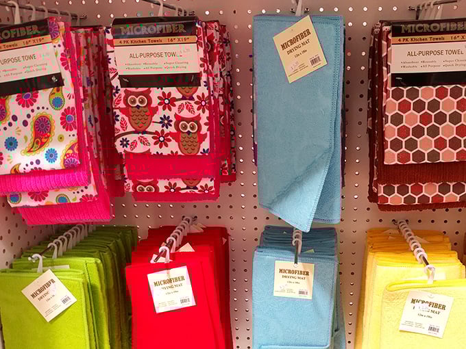 Brand new microfiber towels with original tags prove not everything here is "pre-loved"&mdash;sometimes it's just "never got around to using."