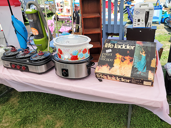 Kitchen appliances with stories to tell. That floral slow cooker might have made someone's famous chili for decades before finding you.