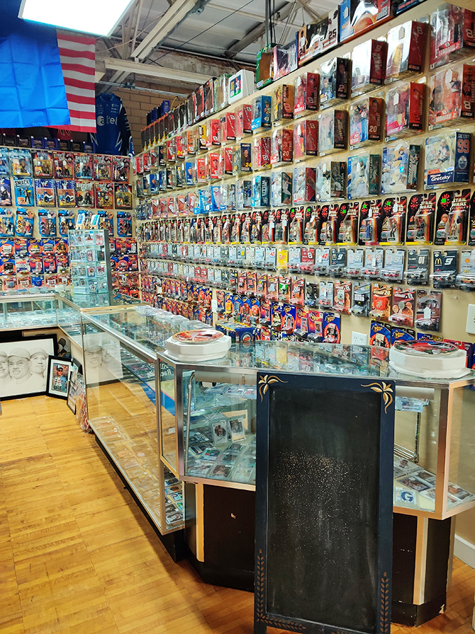 This collector's paradise of die-cast cars and memorabilia would make any grown man revert to his 10-year-old self faster than you can say "vroom."