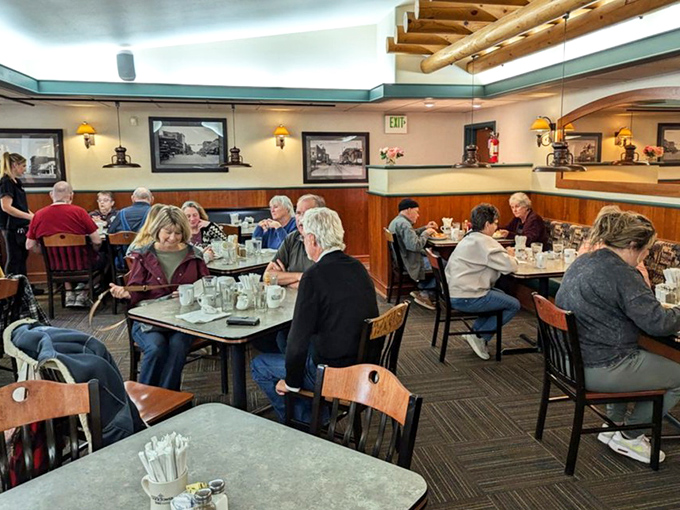 The true measure of a great breakfast spot? A dining room filled with locals who look like they've found their happy place.