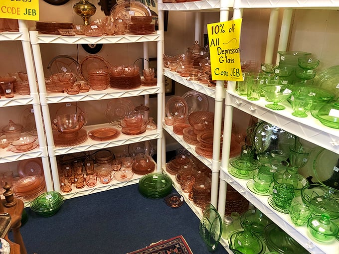 Depression glass in delicate pinks and greens tells stories of American resilience&mdash;beautiful things created during difficult times that still brighten tables today.