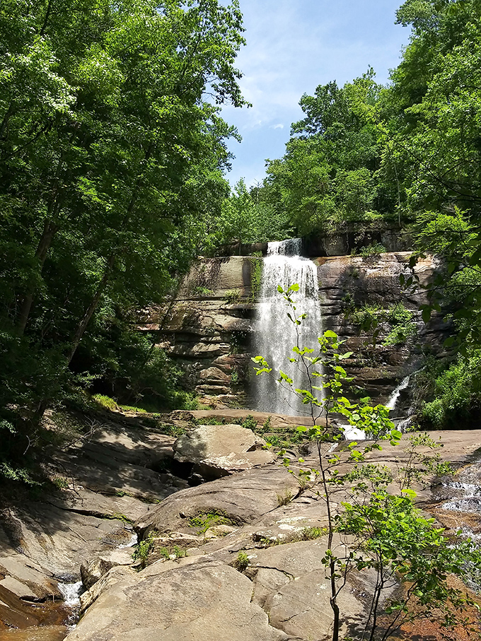 Mill Creek Falls cascades down like nature's own shower, reminding you that the best things in life are absolutely free.