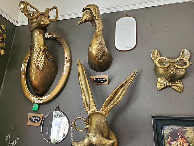 These brass animal heads with spectacles aren't just quirky wall art &ndash; they're the perfect guardians for a home that refuses to take itself too seriously.