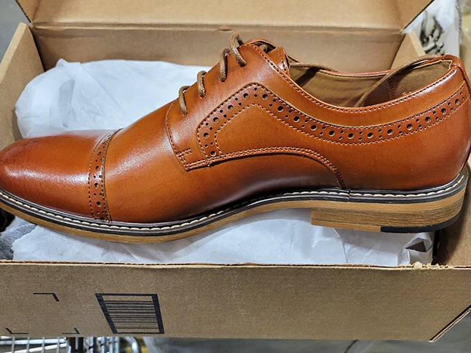 Not just any shoe&mdash;a leather masterpiece that would cost five times more at the mall. Someone's about to step up their style game.