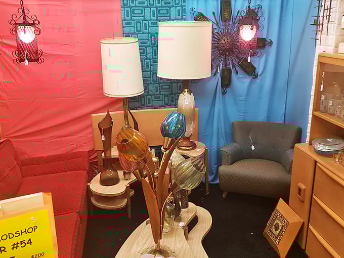 Mid-century lamps that don't just illuminate rooms—they're sculptural time capsules from when "atomic" was the height of household chic.