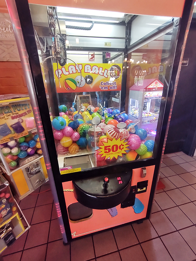 Where kids (and kids-at-heart) can try their luck after dinner. Nothing says "complete dining experience" like the chance to win a bouncy ball on your way out.