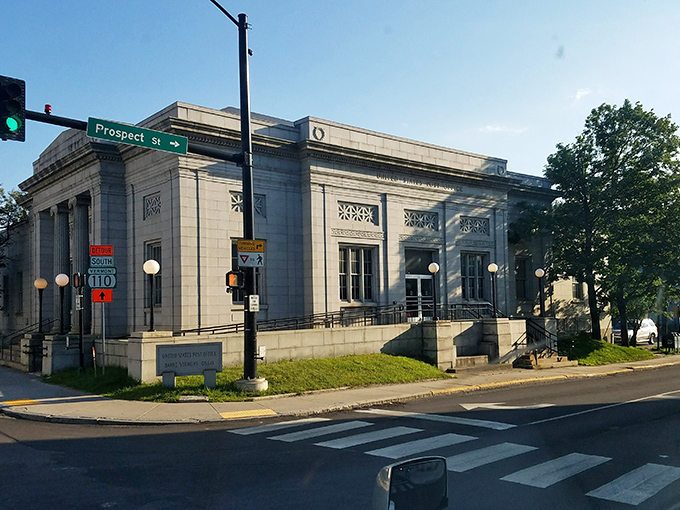 Barre's historic post office stands like a Greek temple dedicated to communication rather than gods&mdash;equally impressive, more practical.