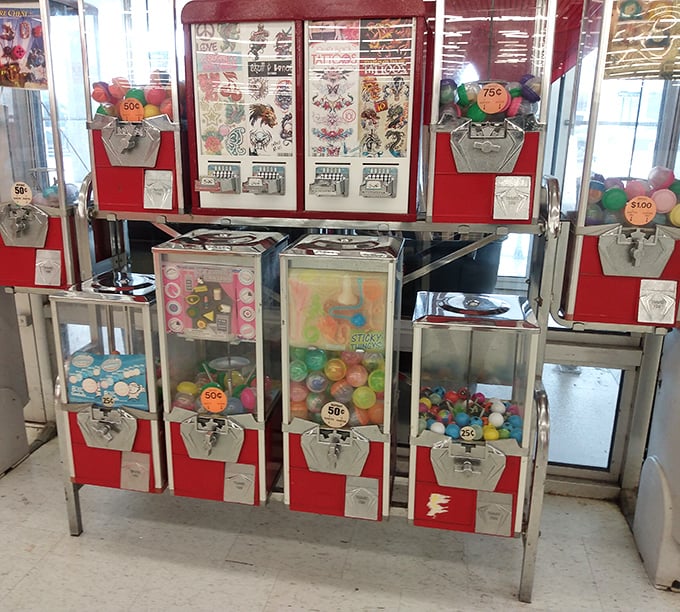 Childhood nostalgia in coin-operated form! These vintage toy dispensers deliver mini-thrills that parents and grandparents remember from their own youth.