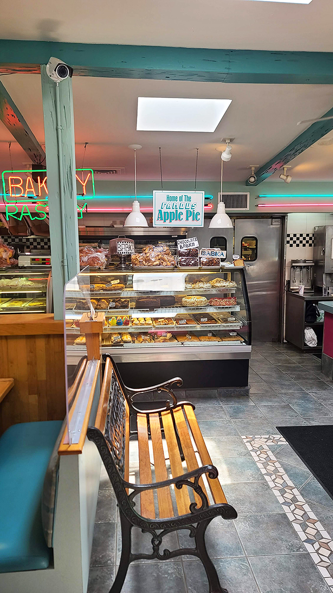 The dessert case&mdash;where willpower goes to die and "I'll just have a bite" becomes the lie we tell ourselves.