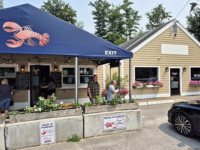 Al's blue awning signals seafood simplicity &ndash; where the focus stays squarely on what matters: fresh ocean treasures.