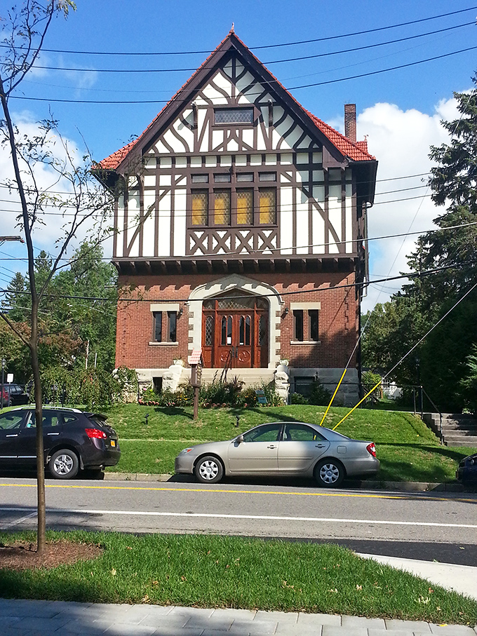 Aurora's distinctive architecture showcases the kind of Tudor charm that makes house-hunters swoon and checkbooks open.