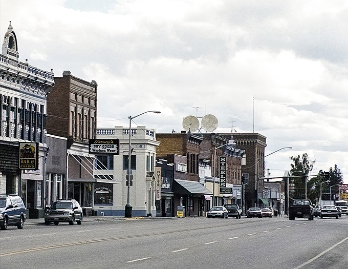 Deer Lodge's historic downtown showcases classic Western architecture, where every brick seems to tell a story of Montana's colorful past.