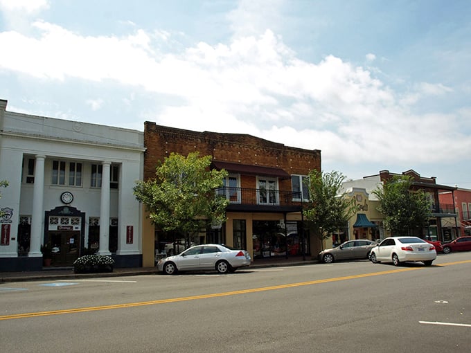 Main street shops line up like old friends, each one offering its own slice of small-town mountain magic.