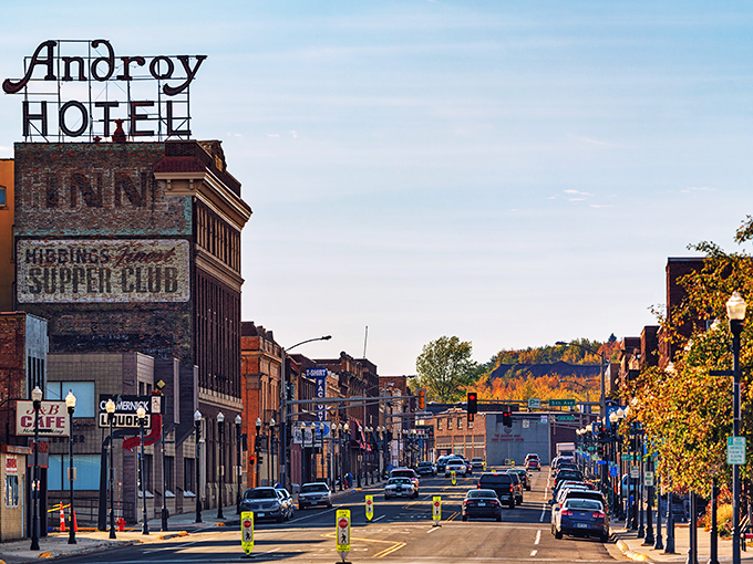 Hibbing's historic Hotel Androy stands as a reminder of mining boom days, while today's affordable housing makes it perfect for retirees.