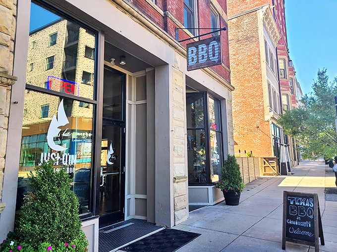 Just Q'in's sleek storefront brings barbecue into the modern age without sacrificing an ounce of tradition.