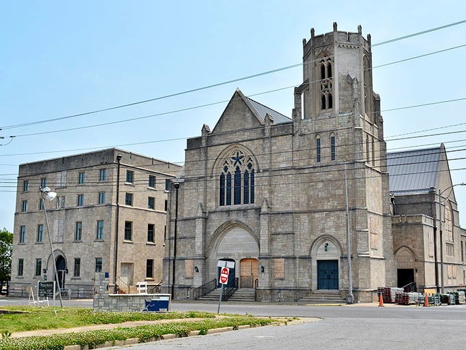 Historic architecture meets small-town charm in Mayfield's downtown, where every building tells a story worth discovering.