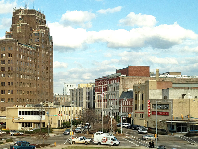 Meridian's Temple Theater stands as a cultural landmark where entertainment remains as accessible as the affordable housing nearby.