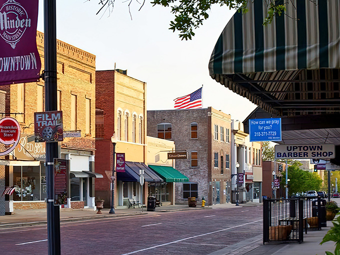 Minden's historic downtown looks like the movie set for "Small Town America" – except the friendly faces you'll meet are genuinely real.