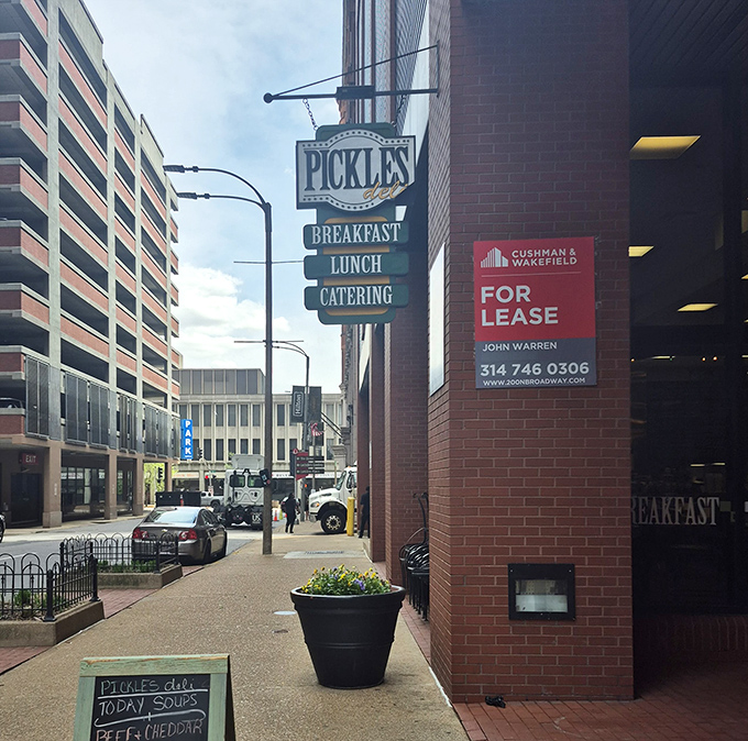 Pickles' downtown location might look corporate, but inside is a rebel sandwich shop fighting against sad desk lunches one pickle at a time.