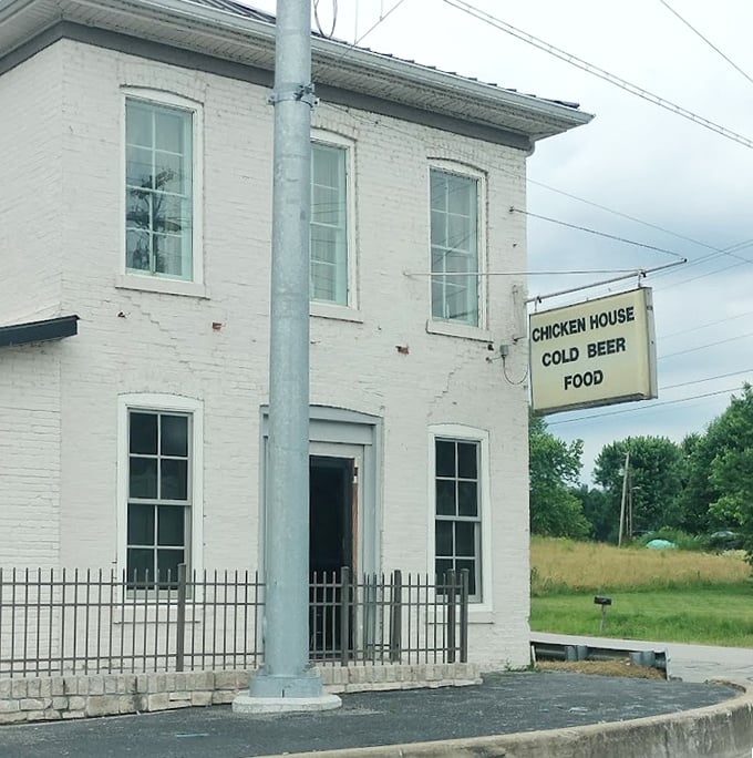 The Chicken House's vintage white building stands like a monument to simplicity &ndash; just like their perfectly executed chicken.