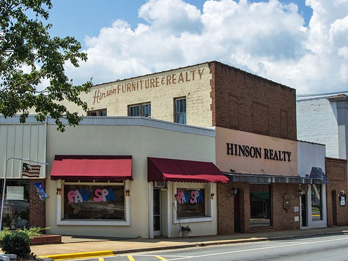 Thomaston's historic downtown showcases beautifully preserved commercial architecture. These buildings house businesses where prices respect fixed incomes.