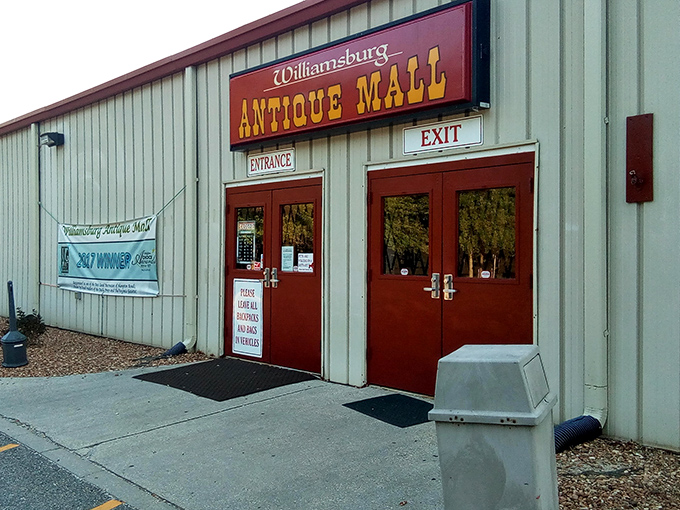 In historic Williamsburg, even the antique malls carry that special colonial charm and character.