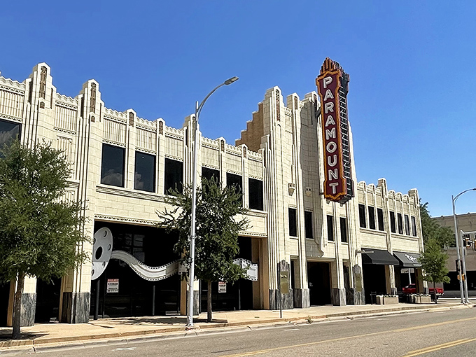 The Art Deco splendor of Amarillo's Paramount Theatre&mdash;where the only thing more impressive than the architecture is how far your dollar stretches!