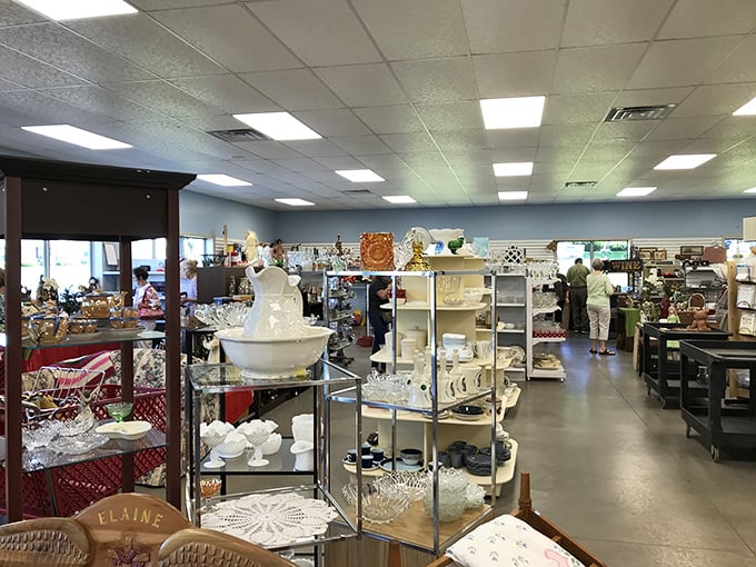 Inside Big Valley, treasures await organized with care that would make even the most particular shopper feel right at home.