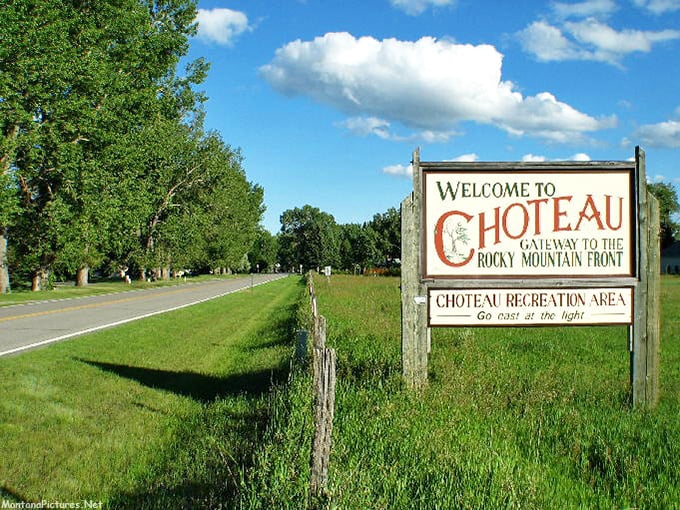 Welcome to Choteau: where the Rocky Mountain Front creates nature's version of a gated community, minus the hefty HOA fees.