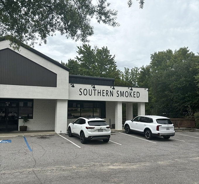 Cork & Cleaver's clean lines and simple exterior hide the complex flavors waiting inside. Don't let the modest building fool you.