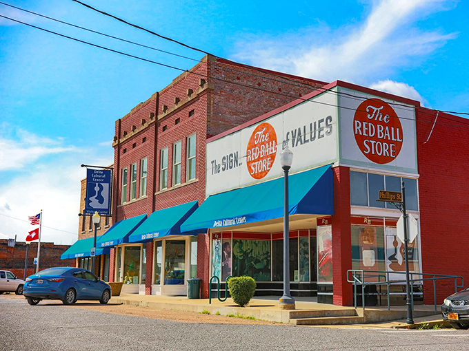 The mighty Mississippi flows past Helena-West Helena, where the impressive bridge connects affordable Arkansas living to neighboring adventures.