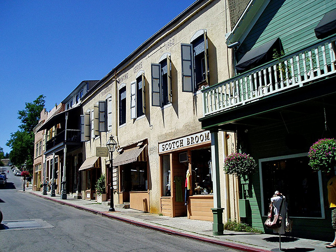 Gold rush architecture and mountain charm create California's most authentic historic downtown.