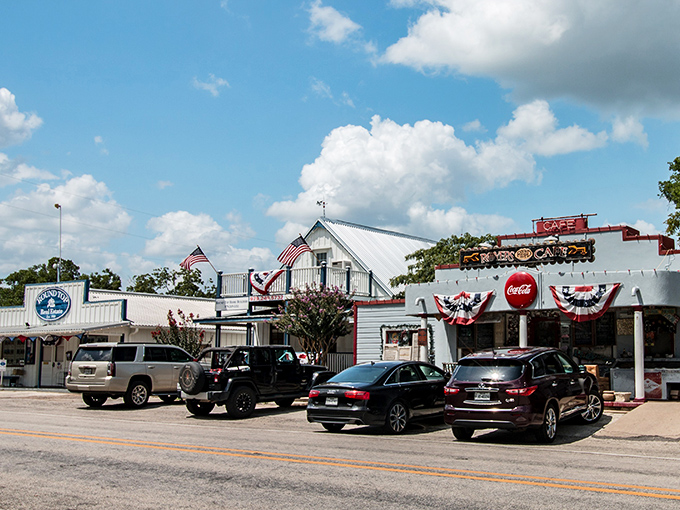 Round Top's picturesque town center showcases Texas at its most charming&mdash;a postcard-perfect scene that feels frozen in time.