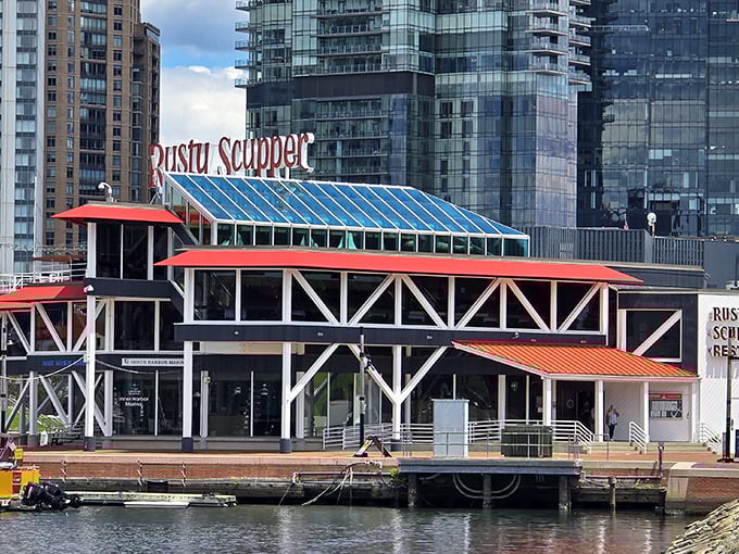This iconic floating restaurant offers the perfect combination of fresh crab cakes and stunning Inner Harbor views from every table.