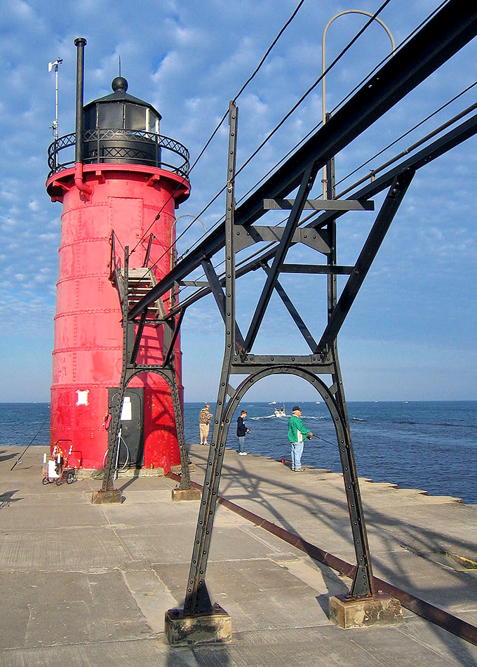 The iconic red lighthouse has been South Haven's most photographed resident since the 1800s, and it still loves the camera.