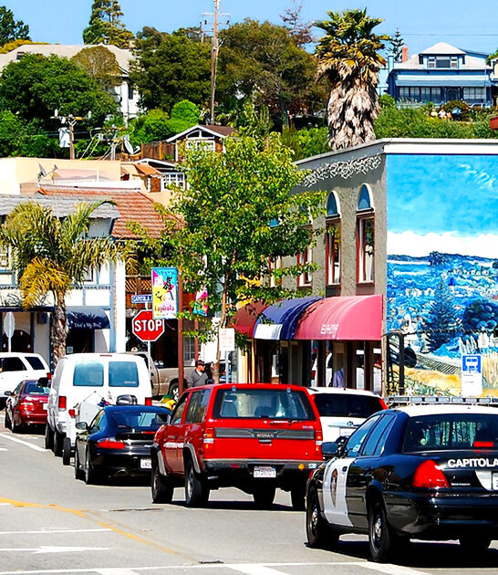 california gorgeous town postcard ftr