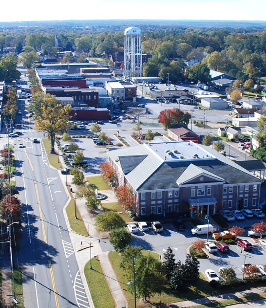 dreamy town georgia postcard ftr