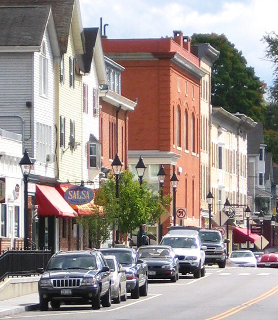 gorgeous towns connecticut postcard ftr