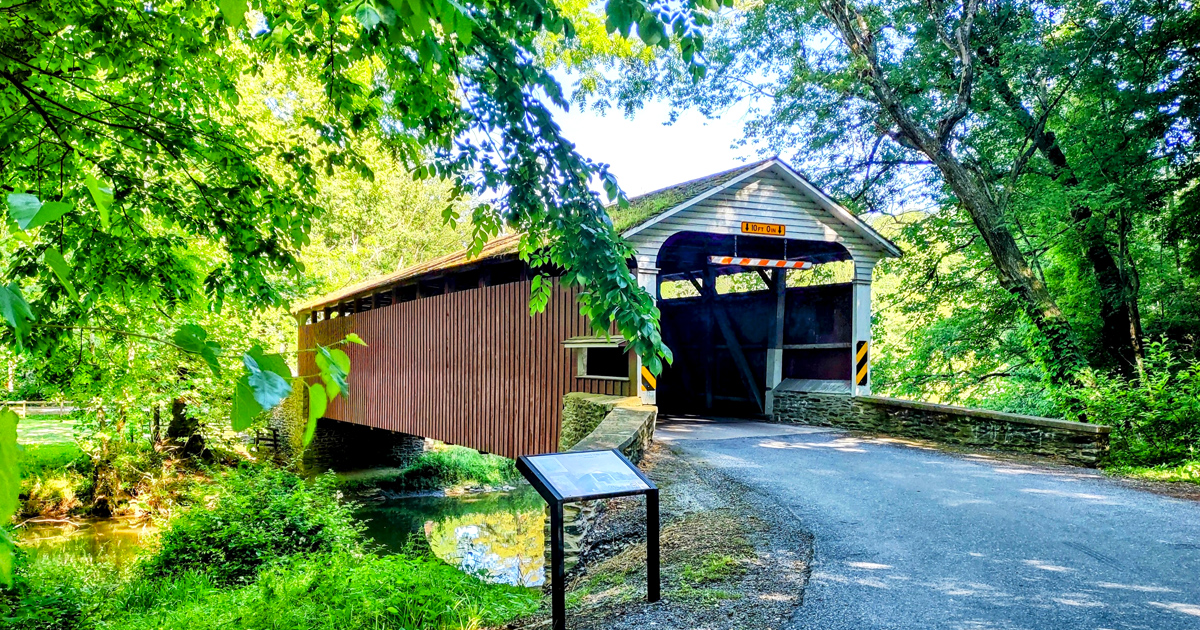 This Historic Covered Bridge In Pennsylvania Remains One Of The State's ...