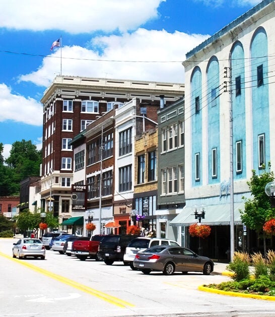 postcard town stunning illinois ftr