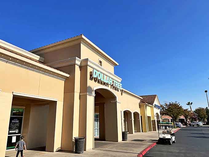 The California sun plays backdrop to this beige retail palace, where bargain hunters find treasures that won't break the bank but might just make their day.