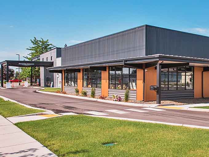 A tidy exterior make UGM Thrift Store easy to spot and inviting for first-time and returning treasure hunters alike.