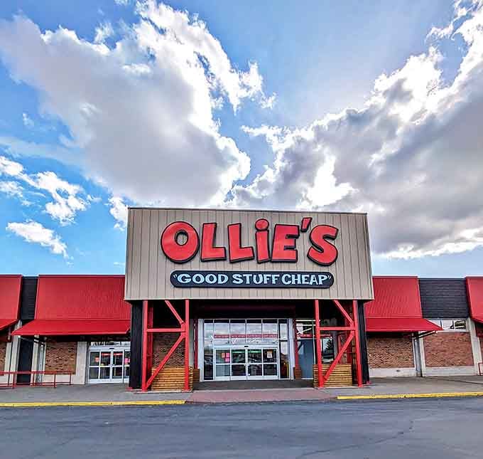 The iconic red and white storefront promises "Good Stuff Cheap" &ndash; a siren call to bargain hunters across Iowa that's impossible to resist.