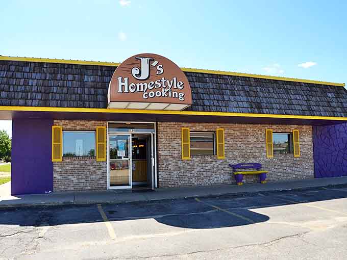 The iconic brown sign beckons hungry travelers like a lighthouse for breakfast enthusiasts. This unassuming exterior hides Cedar Falls' morning treasure.